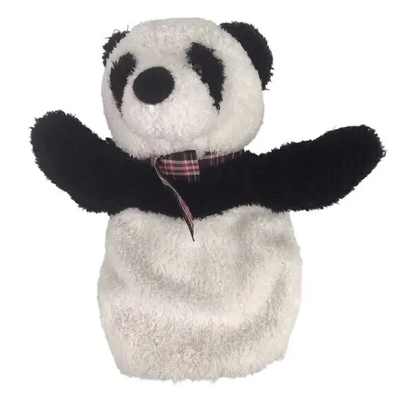 Toys | Plush Panda Hand Puppet Black And White | Poshmark